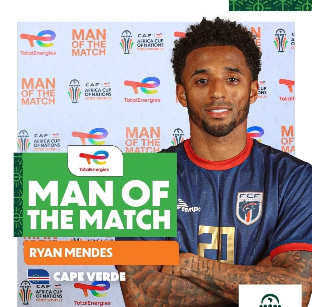 CAN 2023 / Cap-Vert – Mozambique : Ryan Mendes décisif et homme du ...