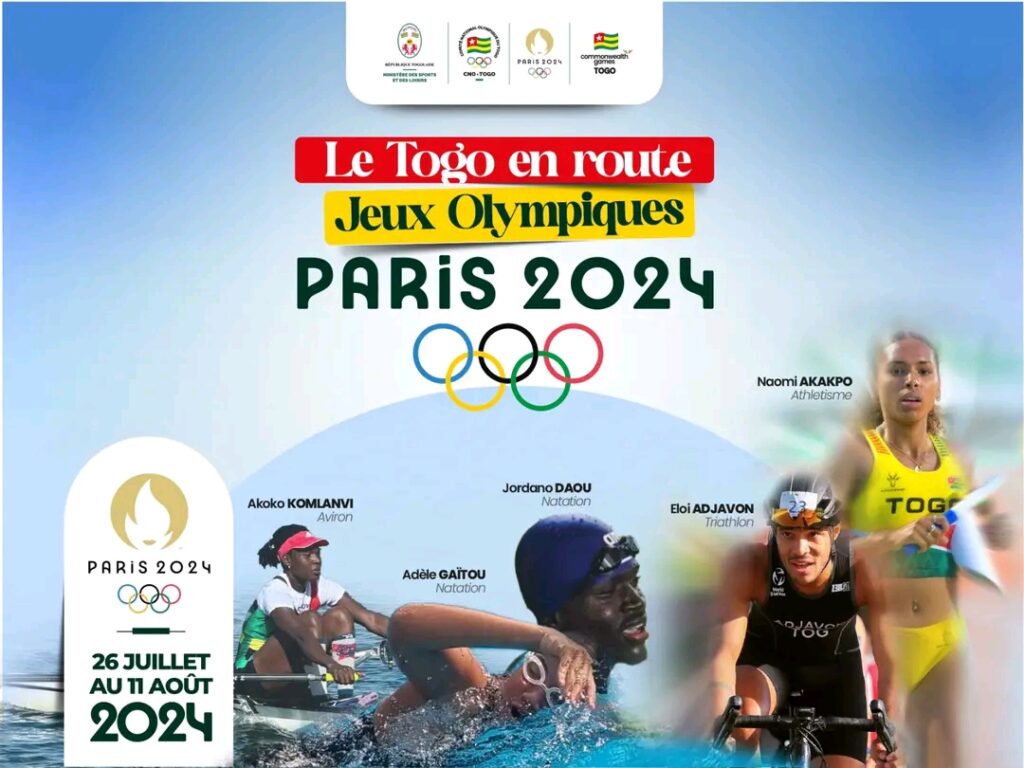 J.O. Paris 2024: Les athlètes Togolais qualifiés pour la compétition ...